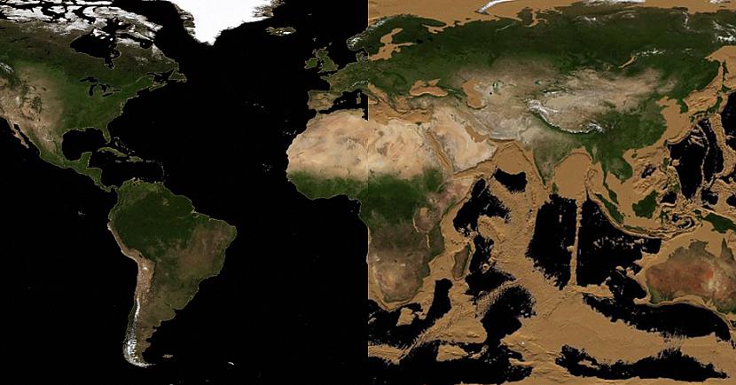 Lūk, kā izskatītos Zeme, ja izžūtu visi pasaules okeāni - Spoki